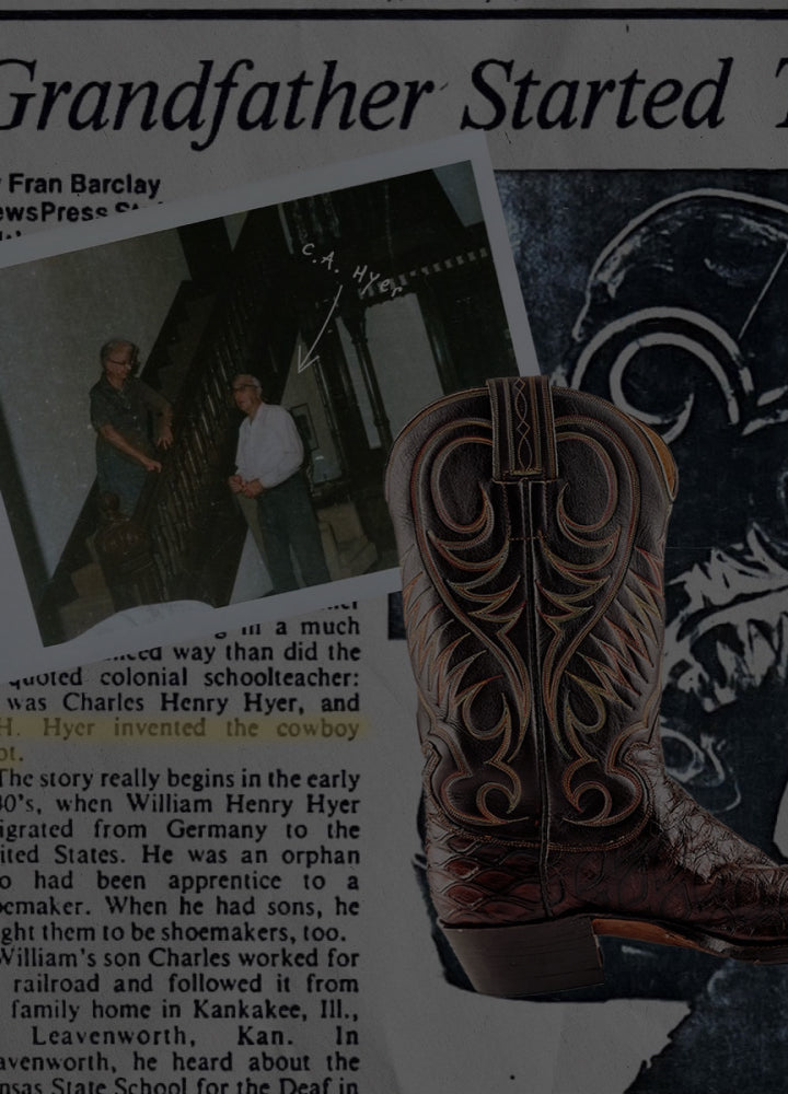 The First Cowboy Boot | Hyer Boots, Est. 1875 – HYER Boots